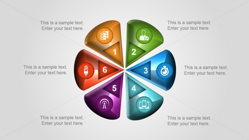 6 Steps Diamond Diagram Design - SlideModel