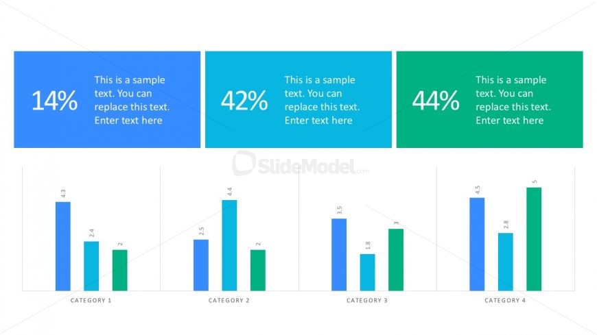 4-Category Chart Layout for PowerPoint - SlideModel