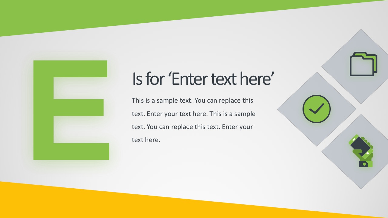 Alphabet Slides PowerPoint Templates - SlideModel