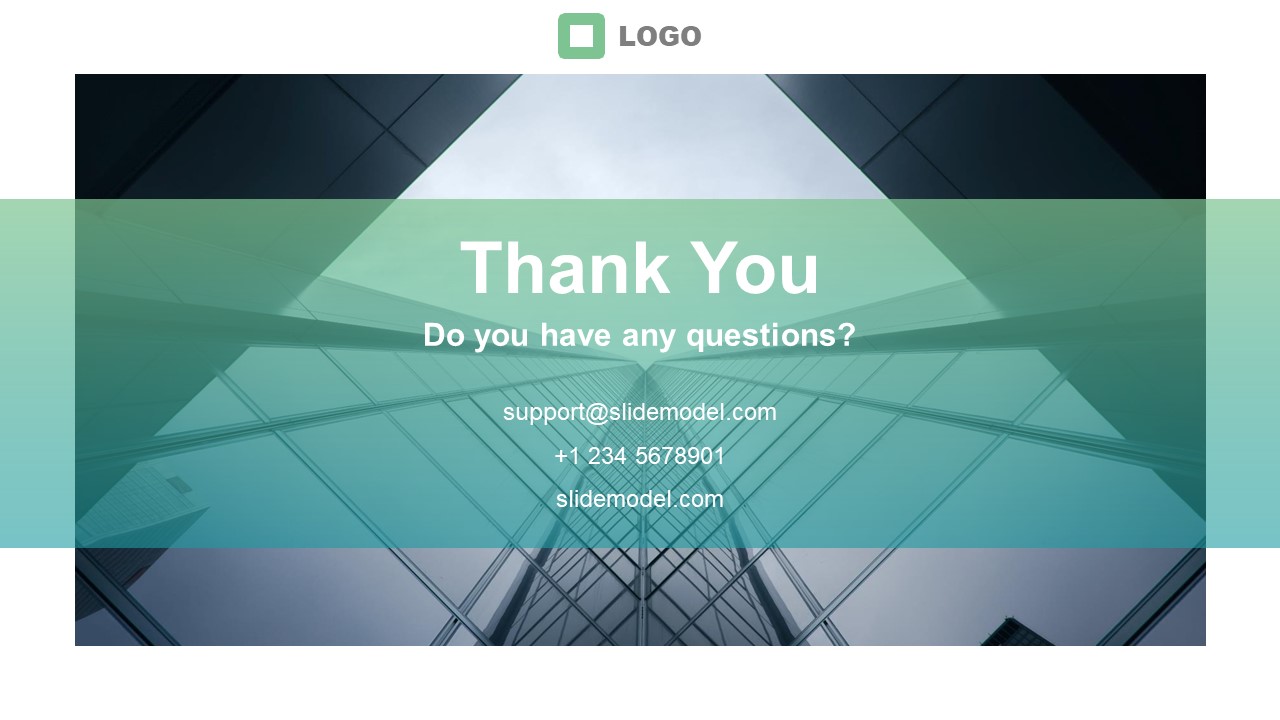 Company Profile Business Thank You Slide - SlideModel Company Profile Business Thank You Slide - SlideModel