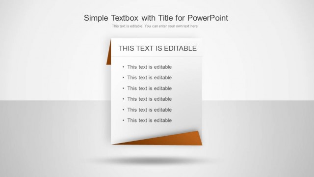 PowerPoint Text Box Templates