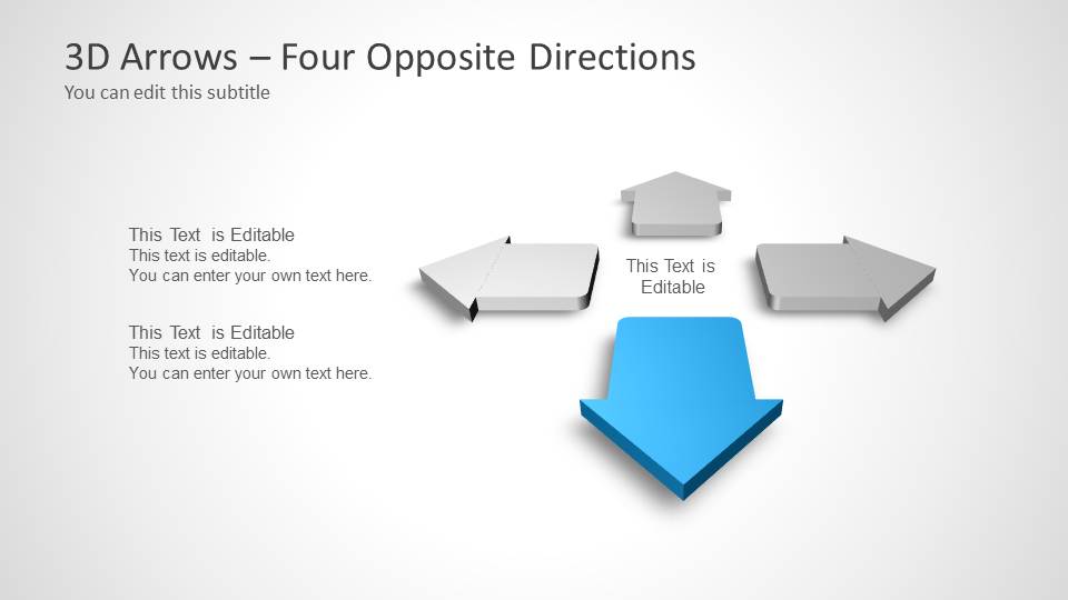 3D Arrows for PowerPoint - SlideModel
