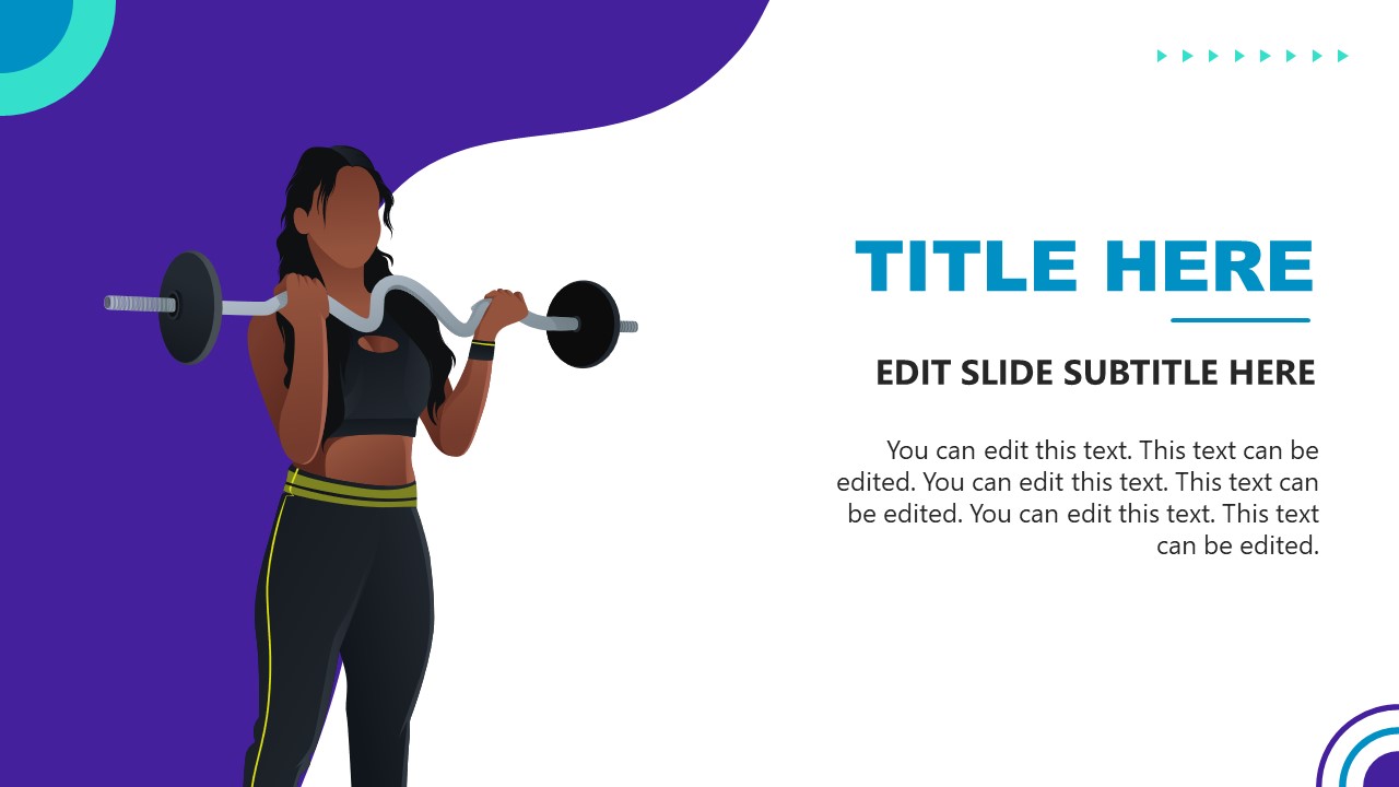 Weight Lifting Gym Business PowerPoint - SlideModel