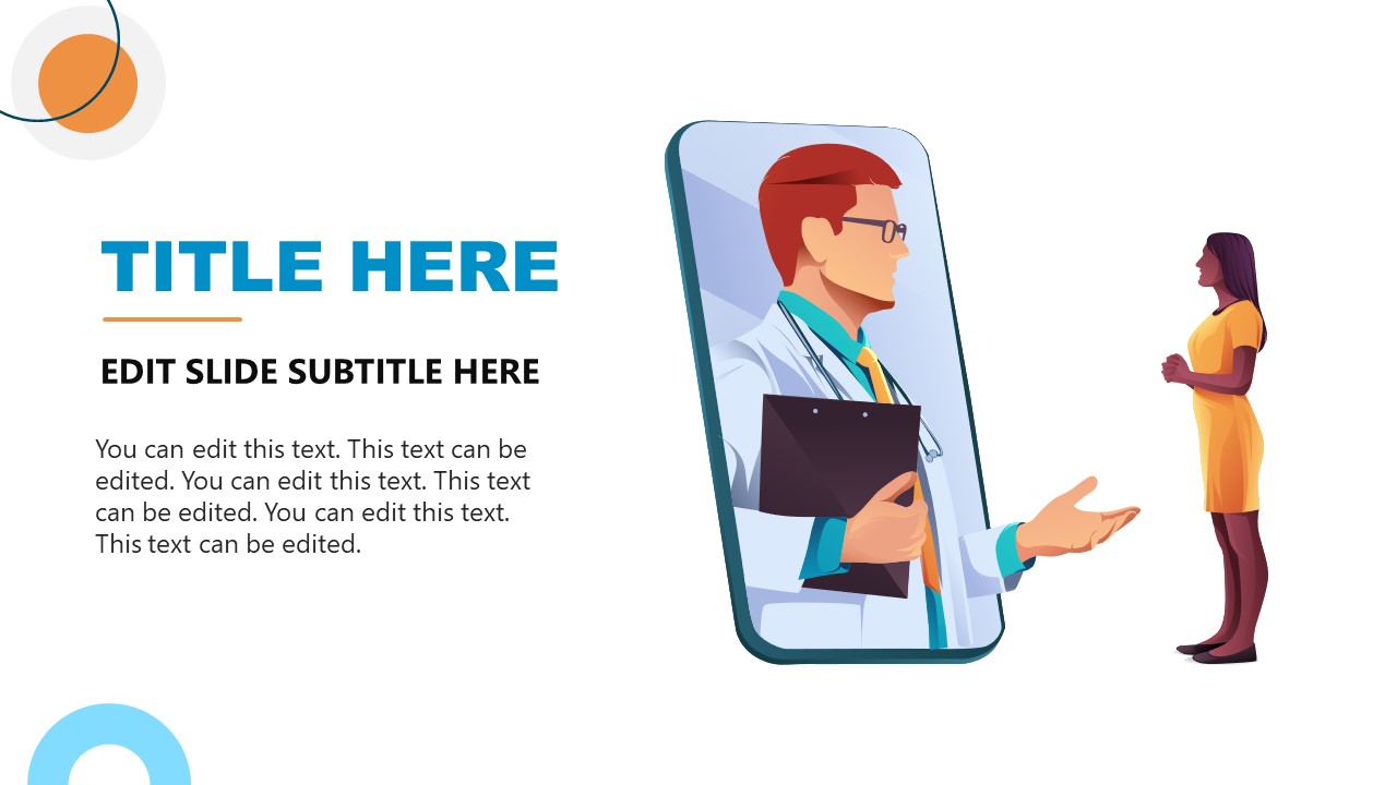 Telehealth PowerPoint Template - SlideModel