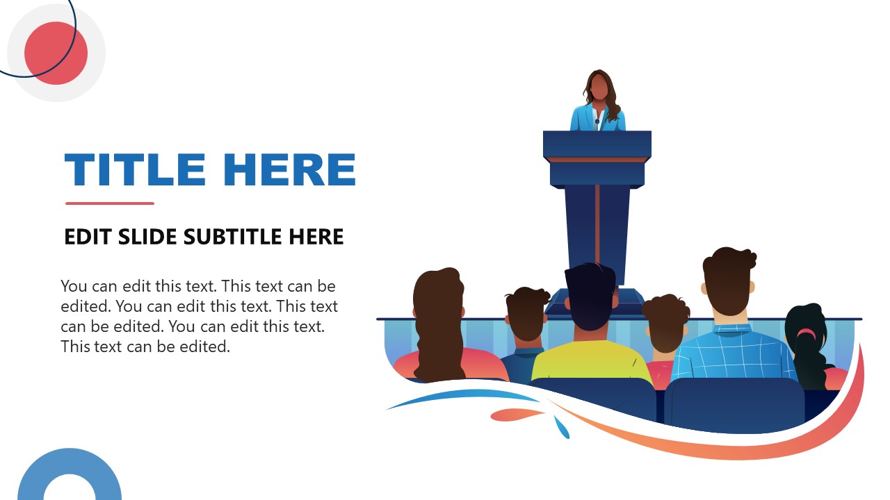 Public Speaking PowerPoint Template & Google Slides