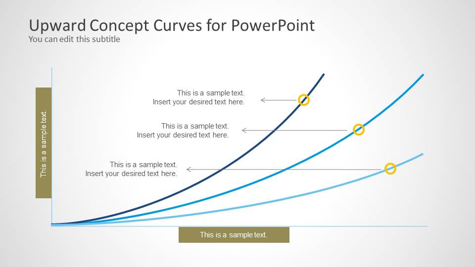 Upward Curves for PowerPoint - SlideModel Upward Curves for PowerPoint - SlideModel