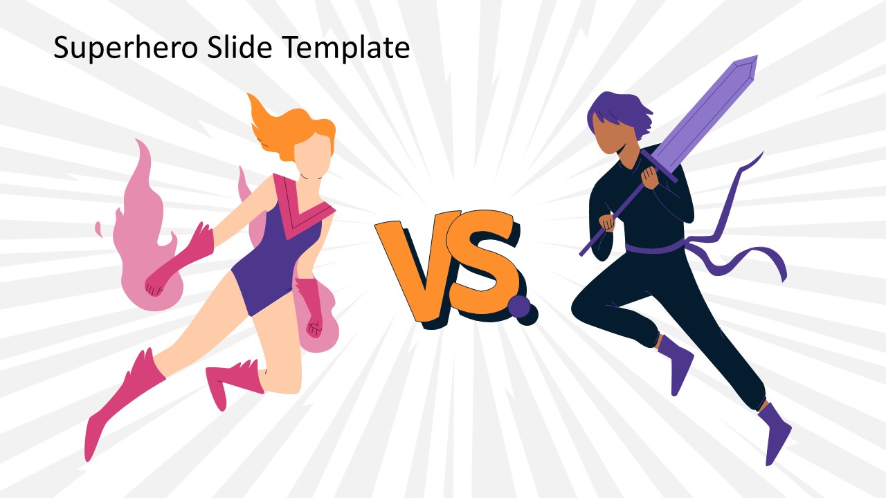 Superhero PowerPoint Template & Google Slides Presentation