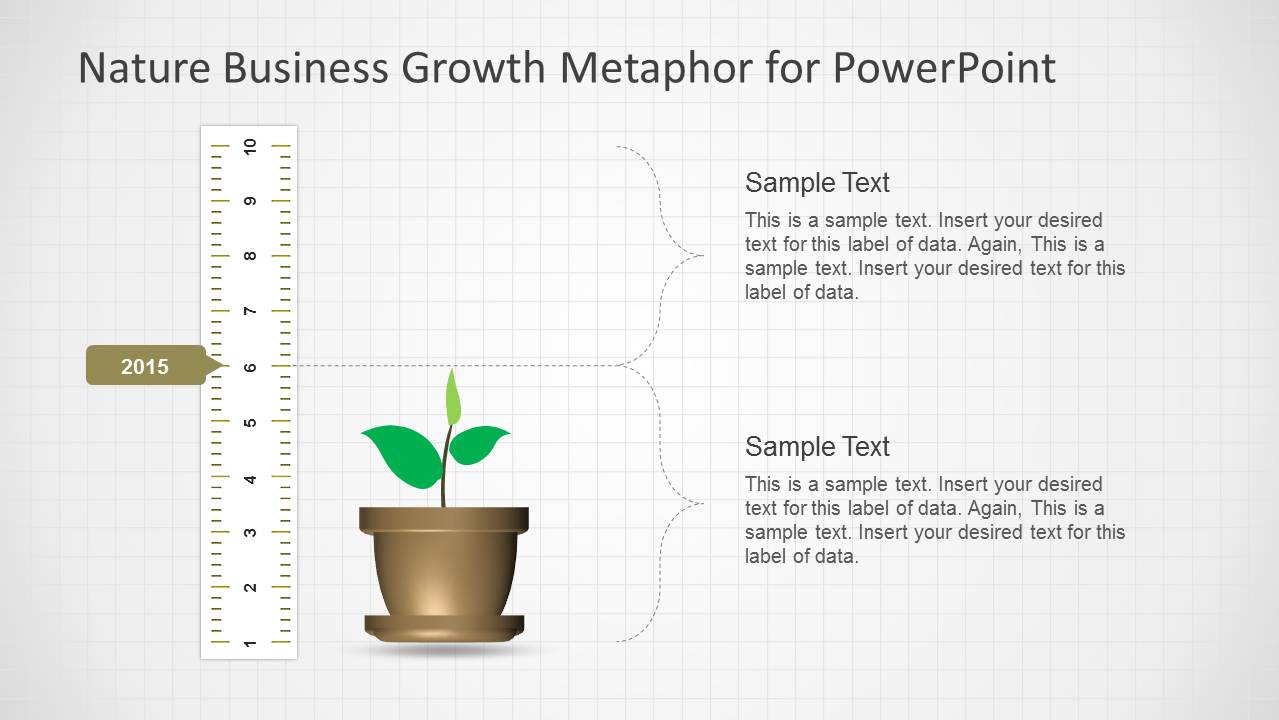 Nature Business Growth Metaphor Template for PowerPoint - SlideModel
