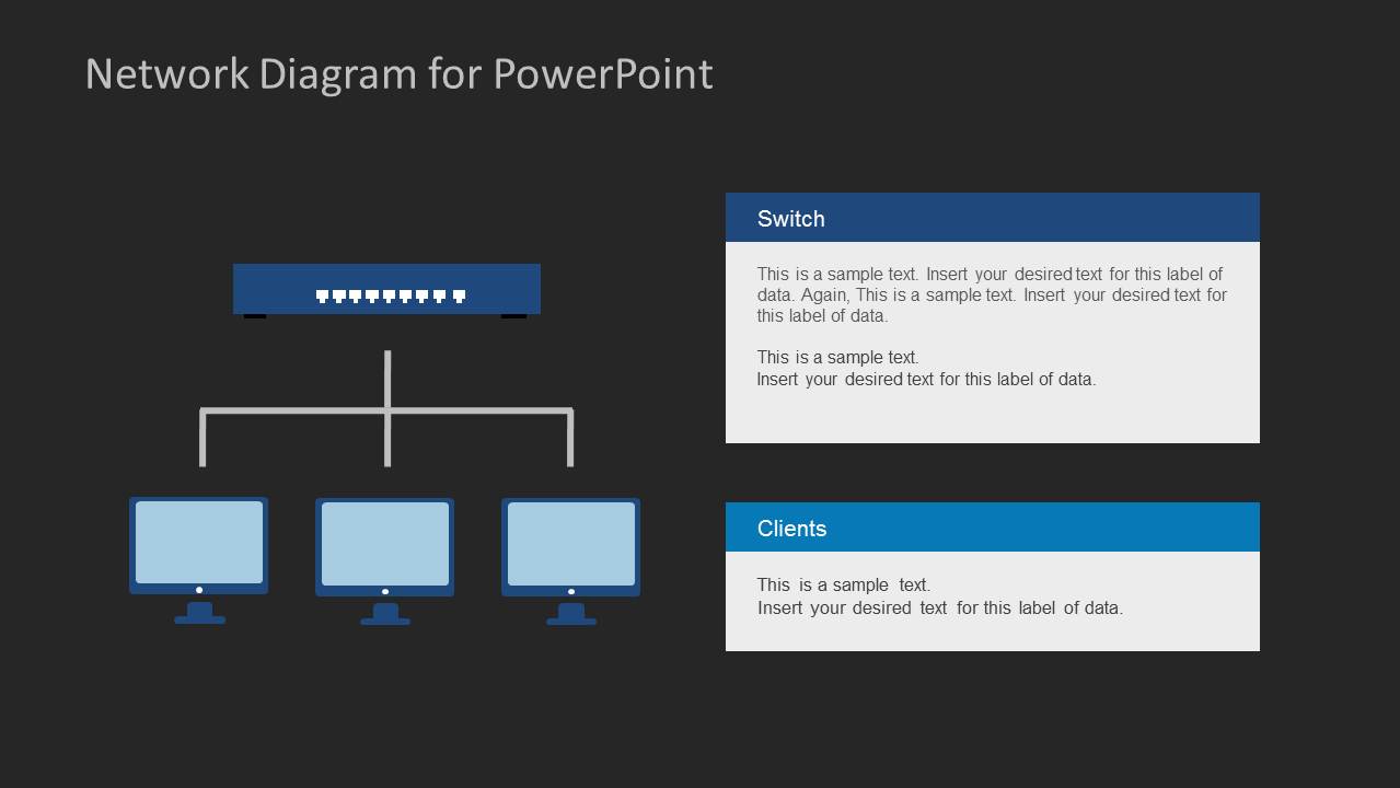 Network Diagram Template for PowerPoint - SlideModel