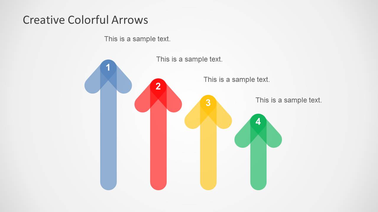 Creative Colorful Arrows Layout For Powerpoint Slidemodel