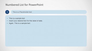 Numbered List Template for PowerPoint - SlideModel