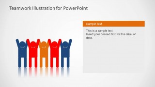 Teamwork Illustration for PowerPoint - SlideModel