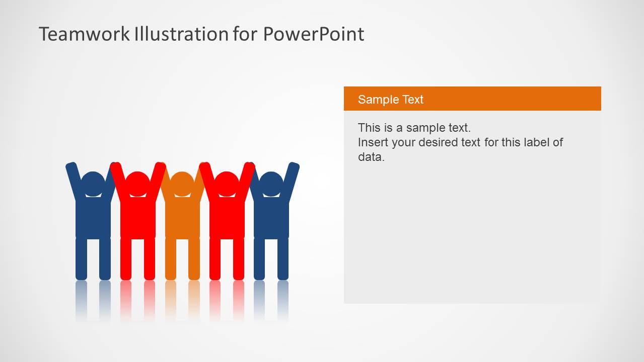 Teamwork Illustration for PowerPoint - SlideModel