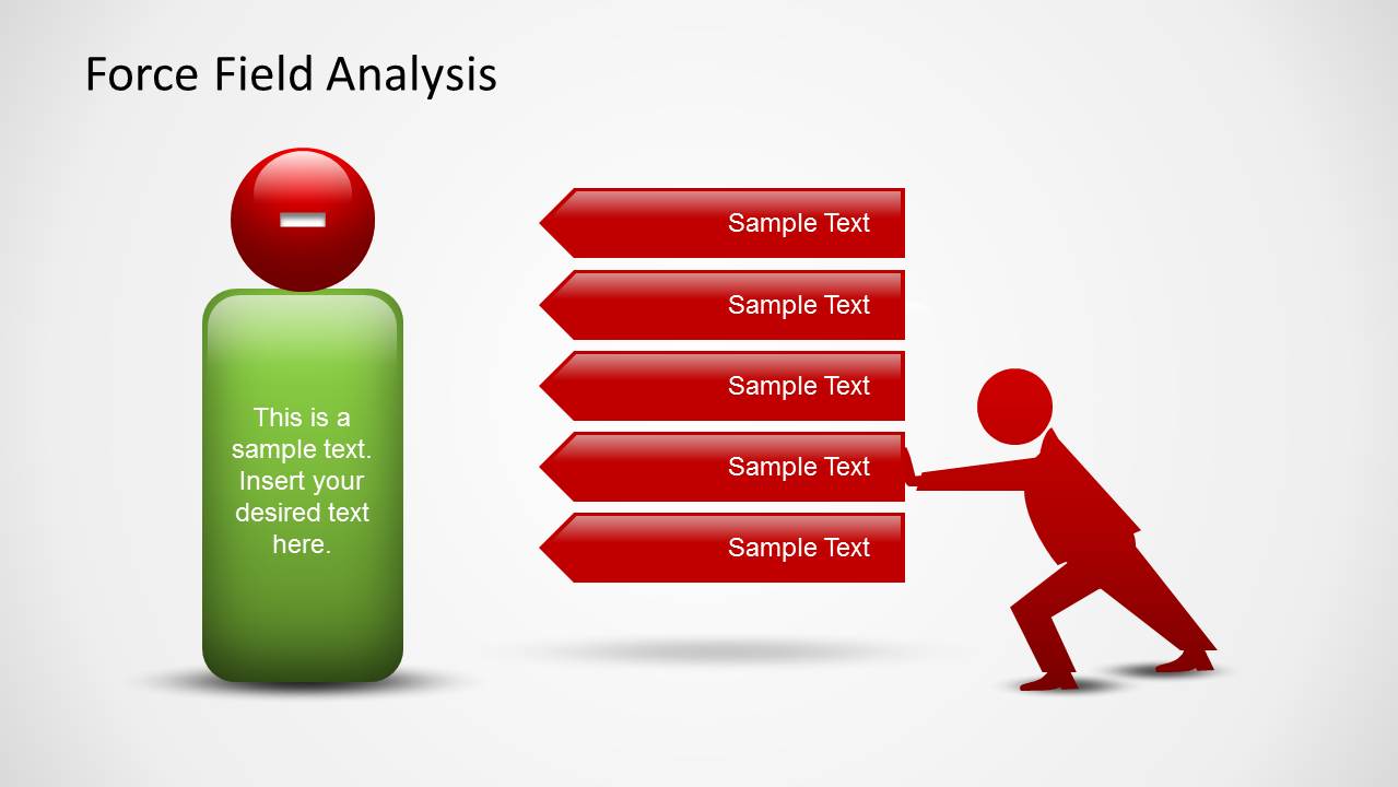 Force Field Analysis PowerPoint Template & Presentation Slides