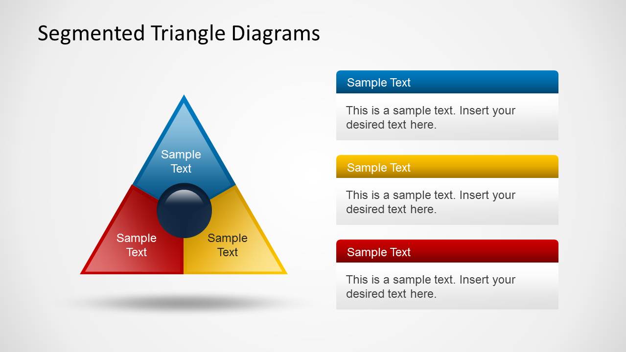 Segmented Triangle Diagrams for PowerPoint - SlideModel