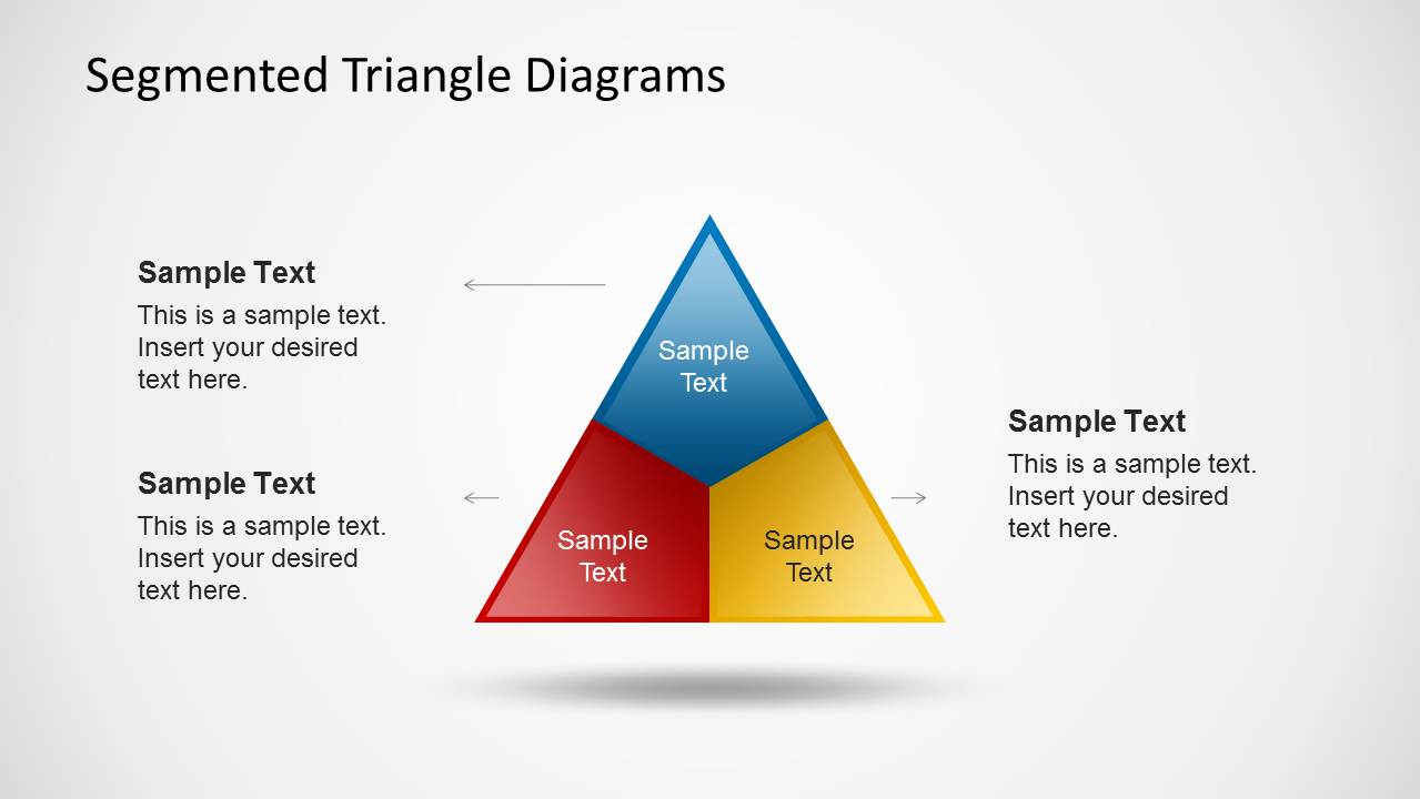 Segmented Triangle Diagrams for PowerPoint - SlideModel