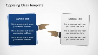 Opposing Views PowerPoint Template - SlideModel