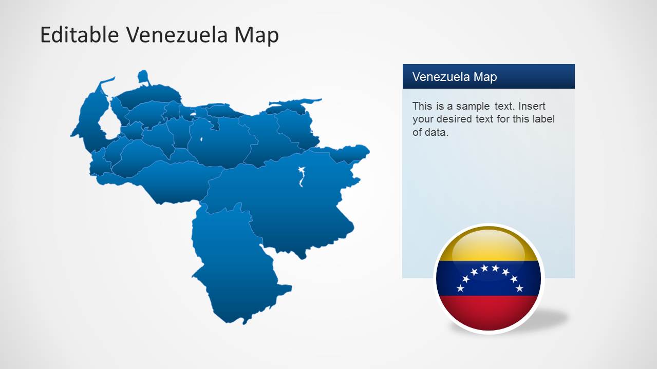 Venezuela Map Template for PowerPoint - SlideModel