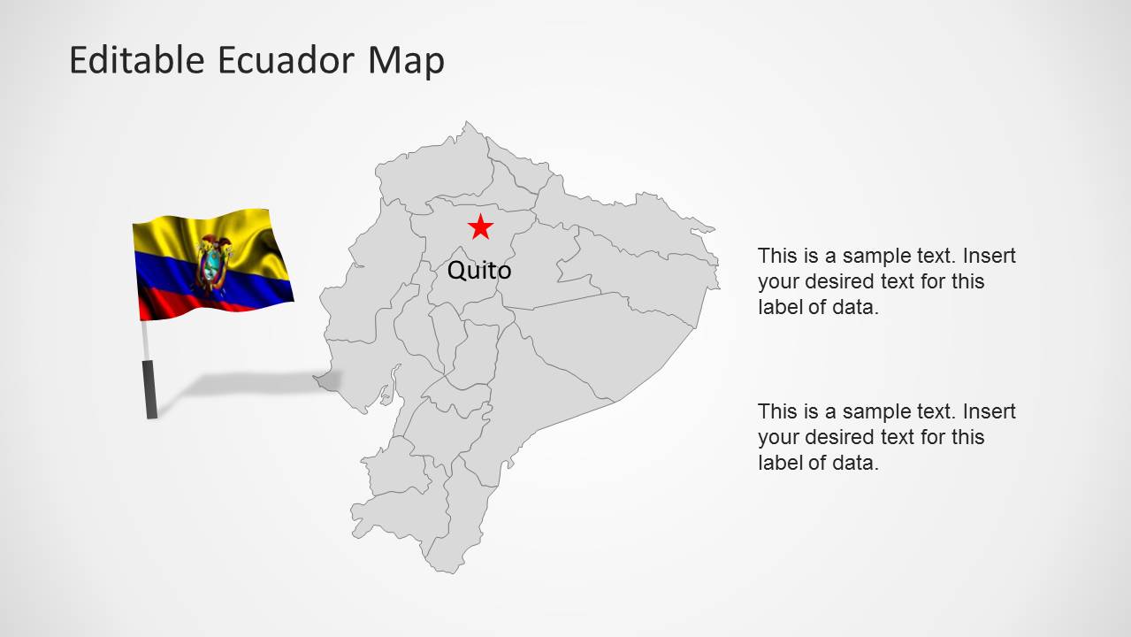 Ecuador Map Template for PowerPoint - SlideModel