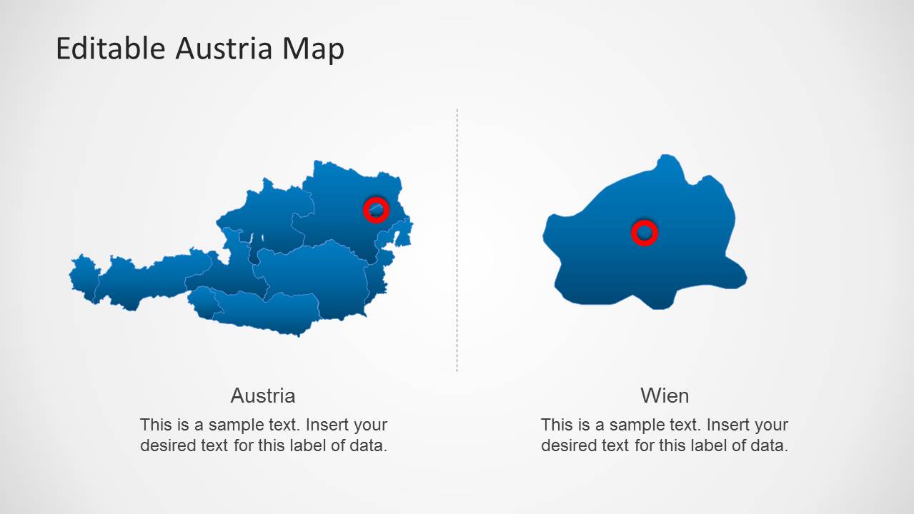 Austria Map Template for PowerPoint - SlideModel