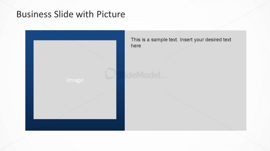 Image Placeholder Slide for PowerPoint - SlideModel