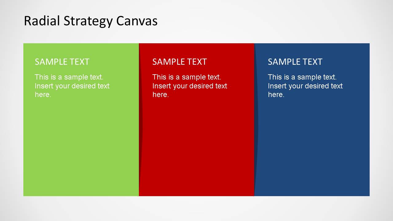 Radial Strategy Canvas PowerPoint Template - SlideModel