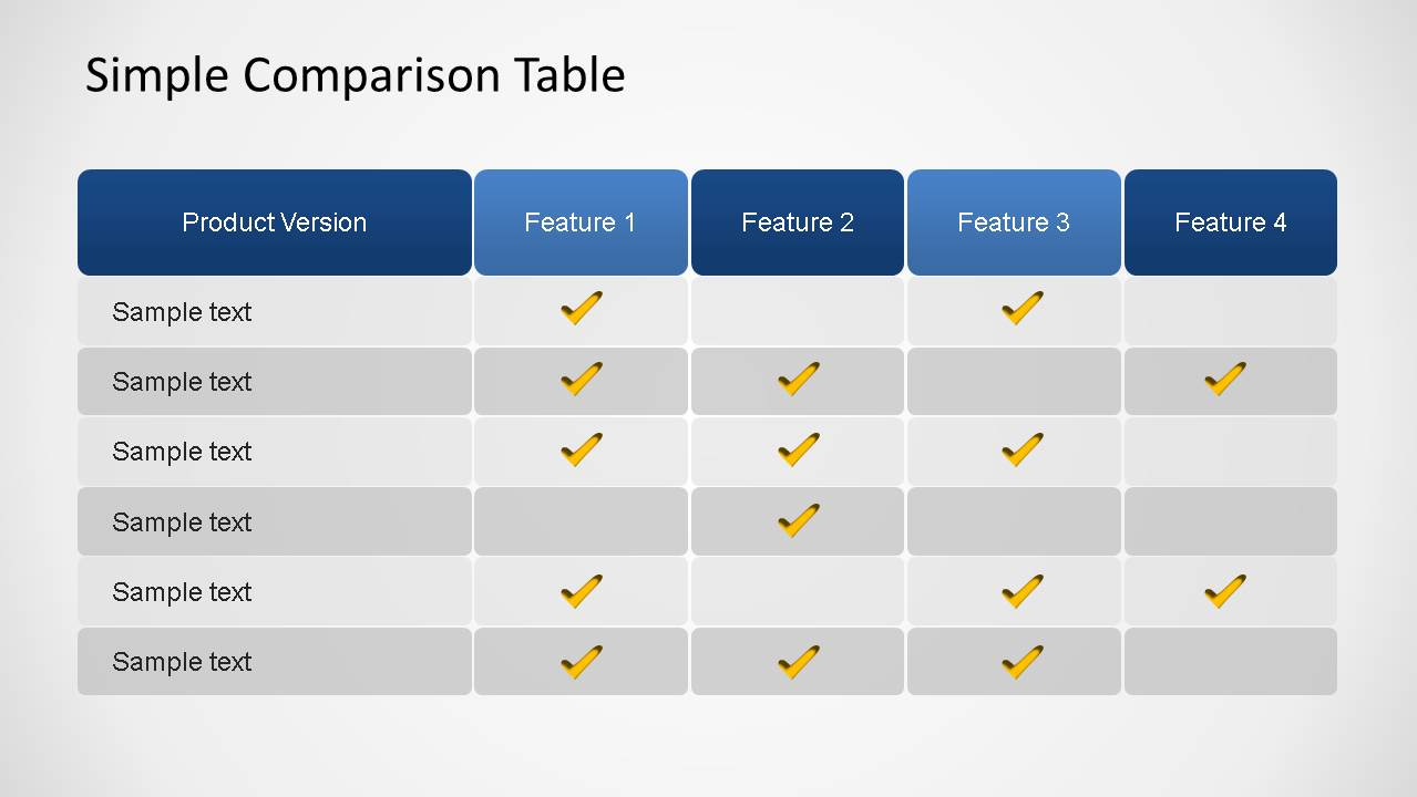 Free Comparison Table Template Nisma Info