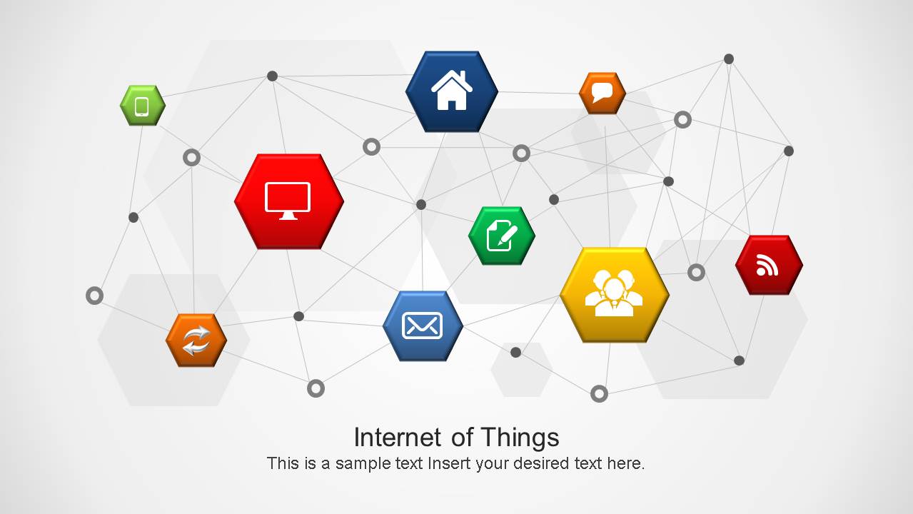 Internet of Things PowerPoint Shapes - SlideModel