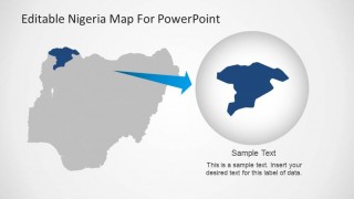 Editable Nigeria PowerPoint Map - SlideModel