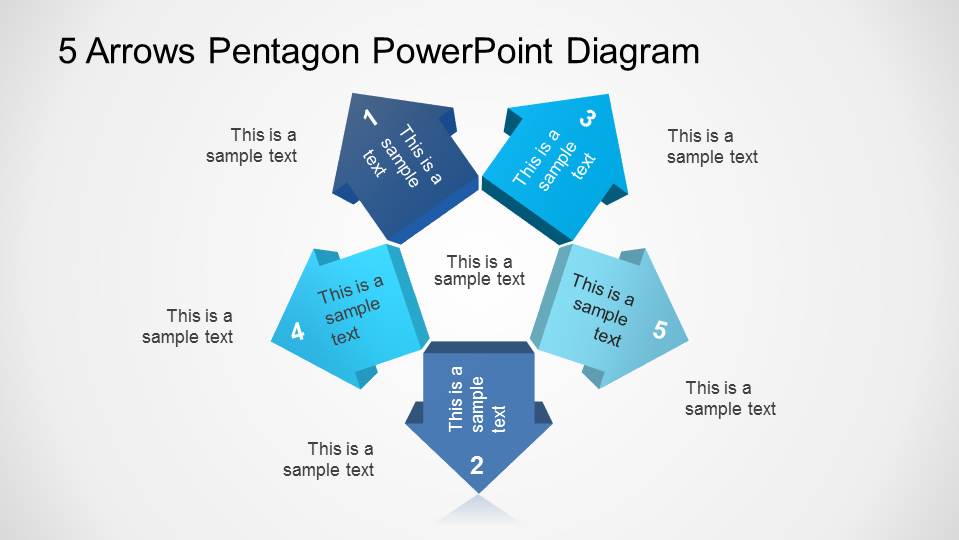 5 Arrows Pentagon PowerPoint Diagram - SlideModel 5 Arrows Pentagon PowerPoint Diagram - SlideModel