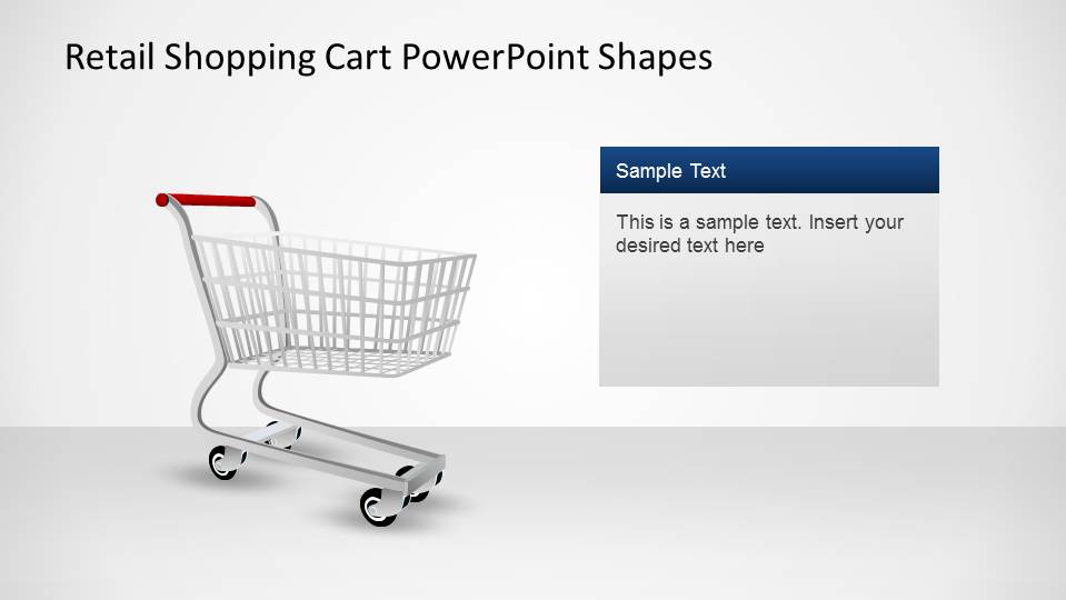 Retail Shopping Cart PowerPoint Shapes - SlideModel