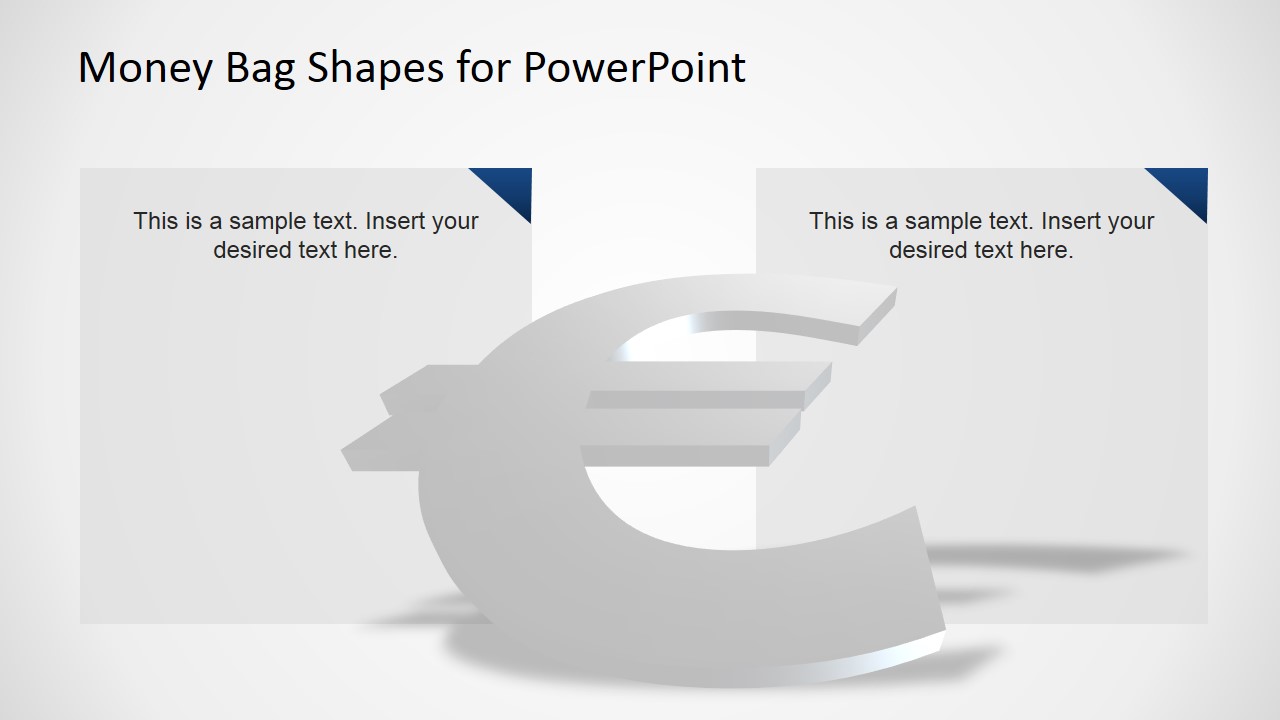钱袋剪贴画带有欧元符号，用于PowerPoint - 木鱼查询