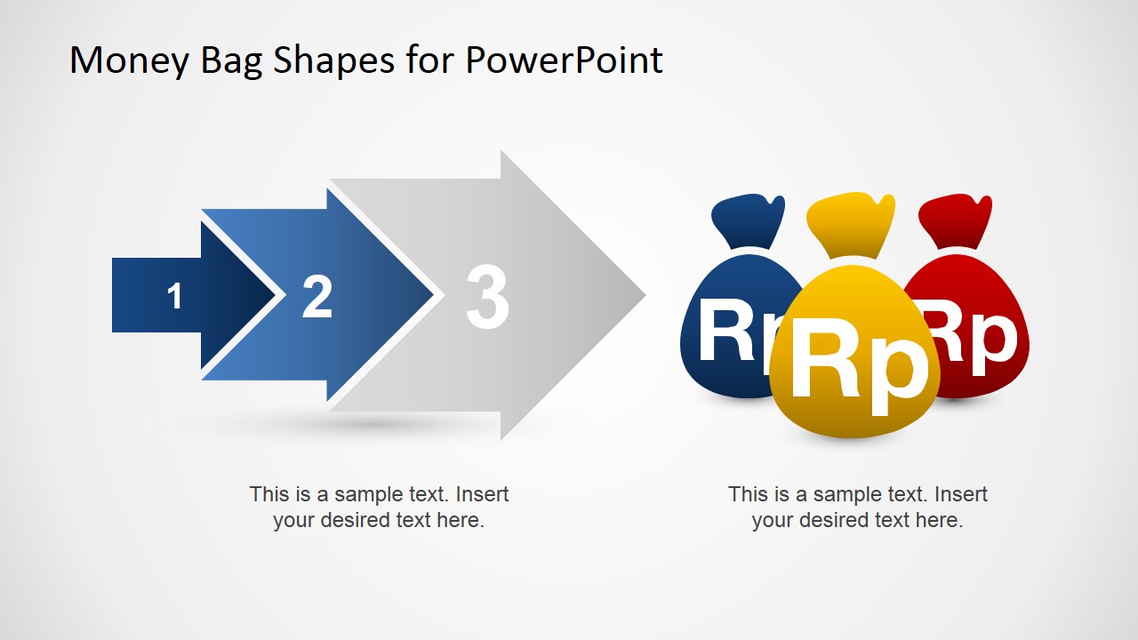 Money Bags Clipart Rupiah Currency Symbol for PowerPoint - SlideModel