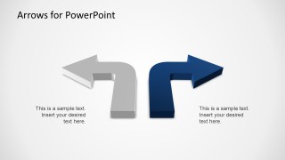 3D Arrows PowerPoint Template - SlideModel