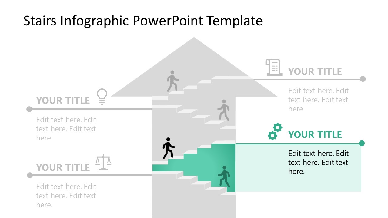 Stairs Infographic PowerPoint Template