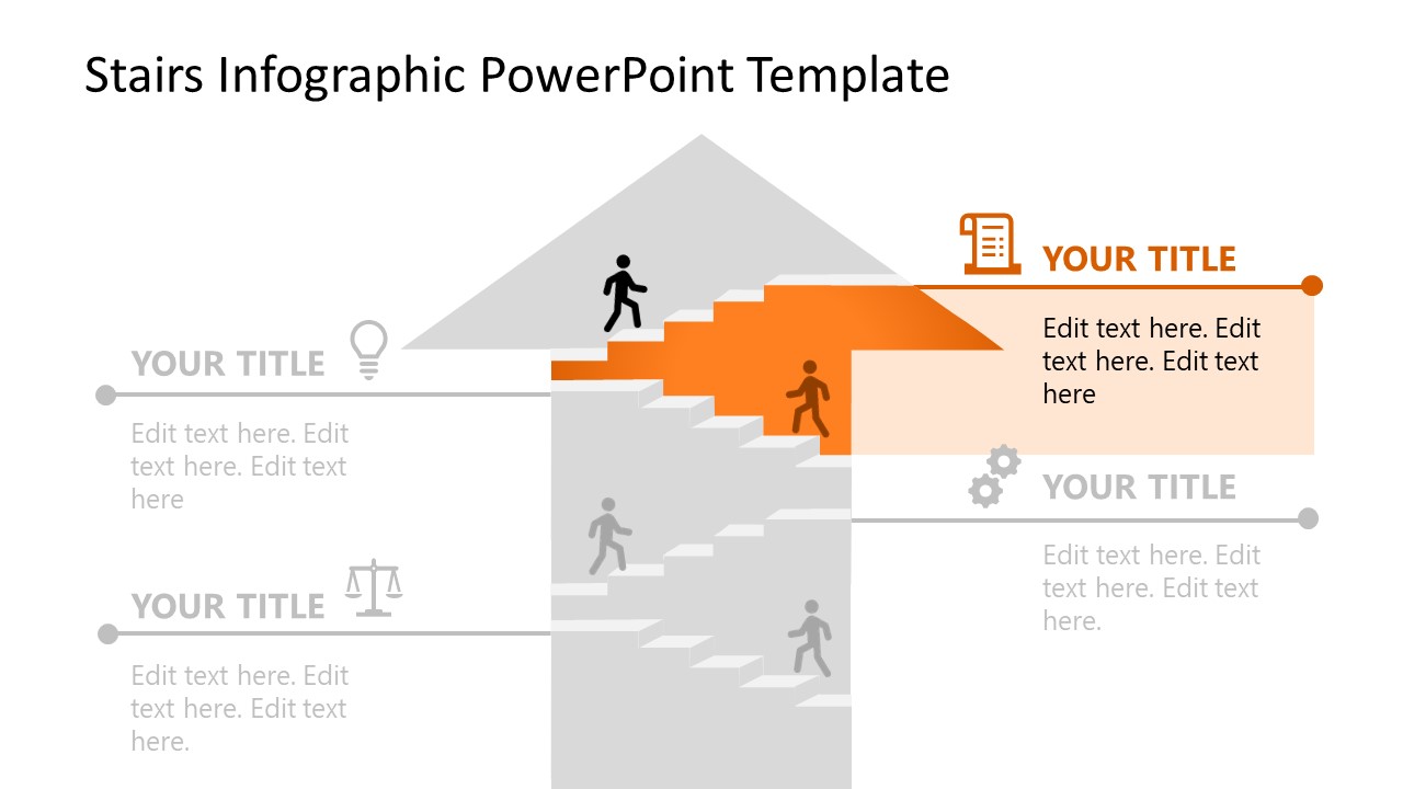 Stairs Infographic PowerPoint Template