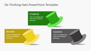 De Bono's Six Thinking Hats PowerPoint Template - SlideModel