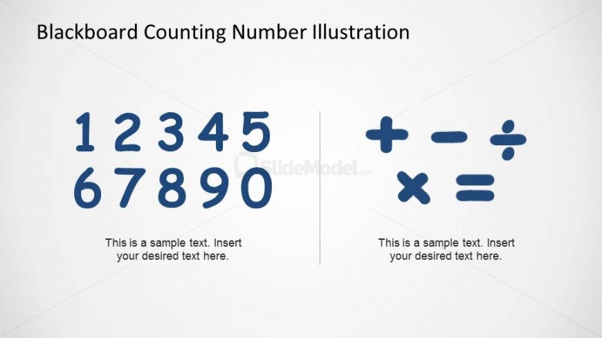 PowerPoint Numbers and Math Symbols - SlideModel