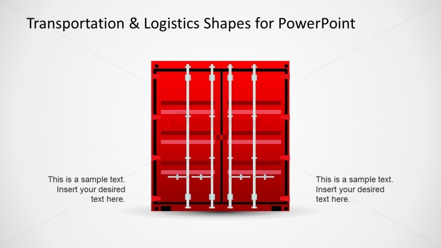 Container Illustration for PowerPoint - SlideModel