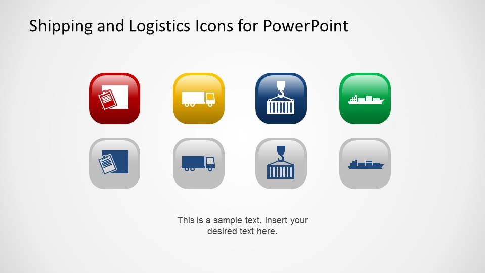 Shipping and Logistics Icons for PowerPoint - SlideModel
