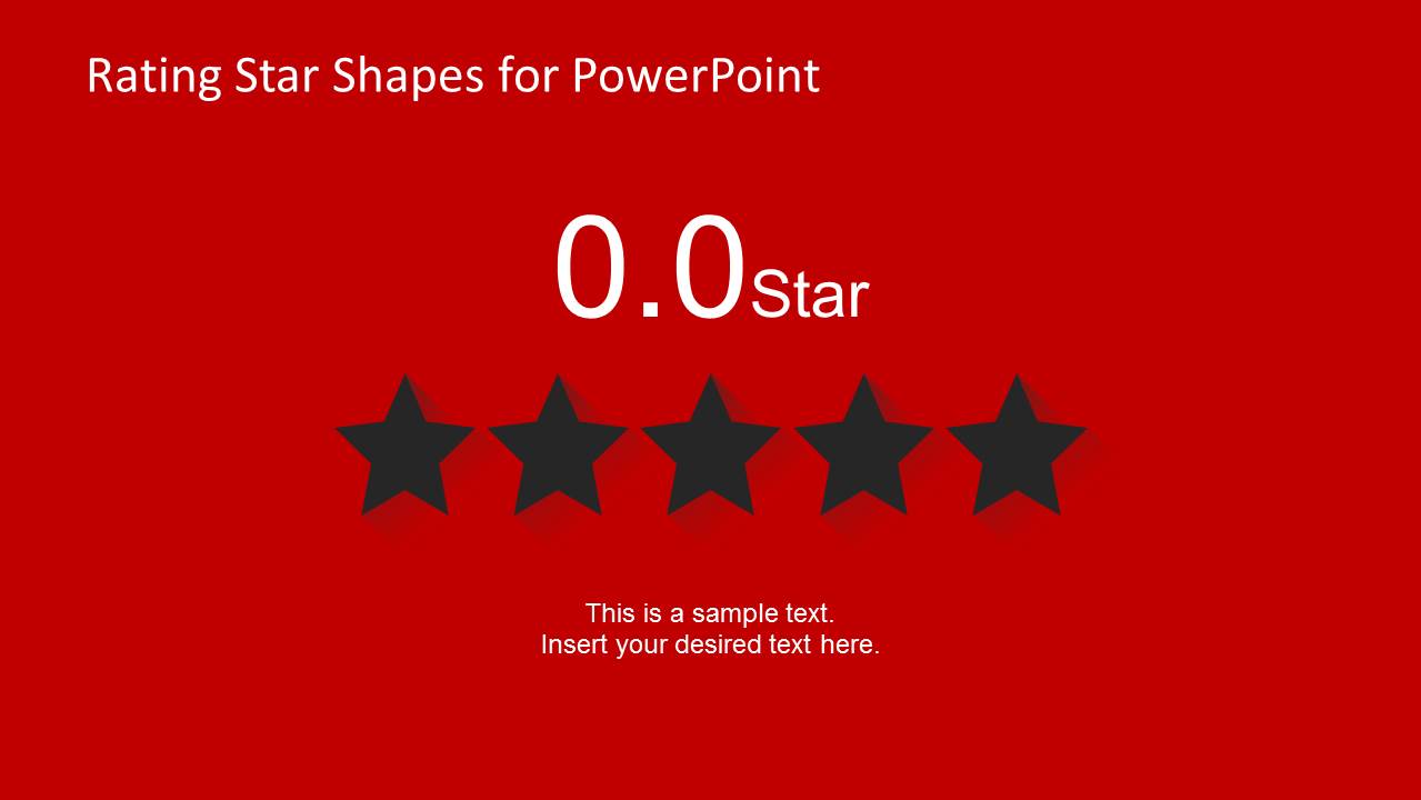 Black Star Shapes for PowerPoint - SlideModel