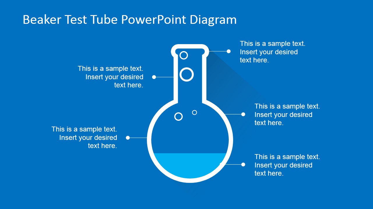 Beaker Test Tube PowerPoint Diagram - SlideModel