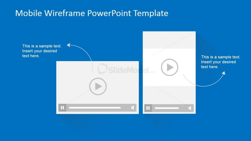Mobile Video Widget Wireframe PowerPoint Shapes - SlideModel Mobile Video Widget Wireframe PowerPoint Shapes - SlideModel