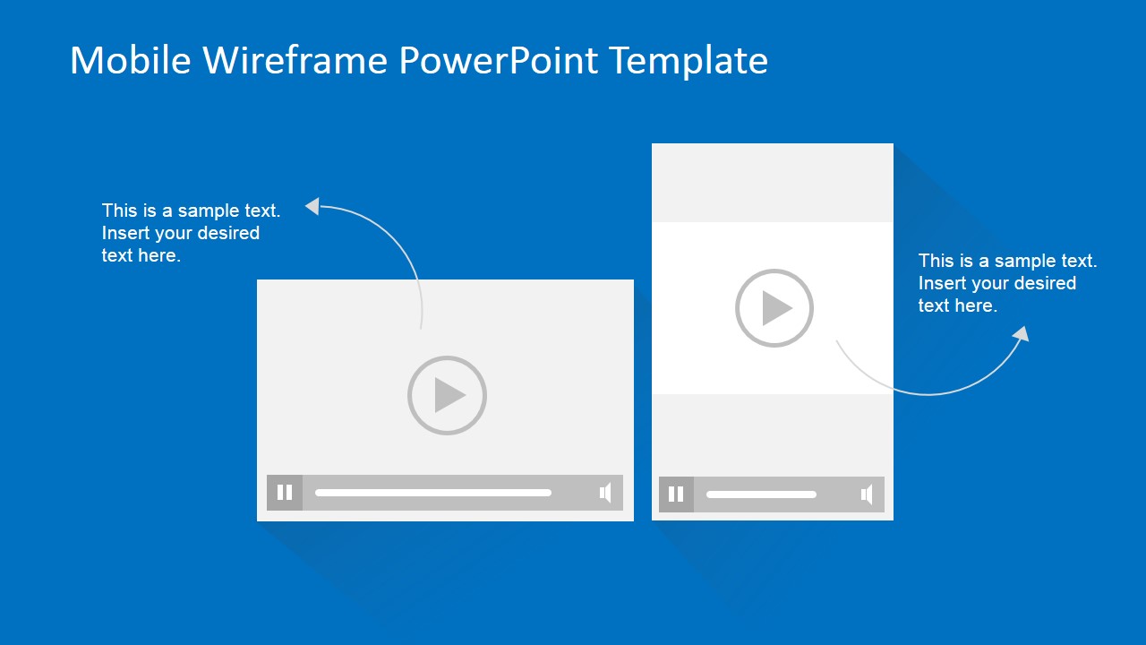 Mobile Wireframes PowerPoint Template & Presentation Slides