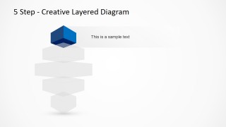 5 Step Creative Layered Diagram PowerPoint Template - SlideModel