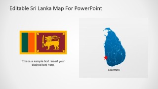 Editable Sri Lanka PowerPoint Map - SlideModel