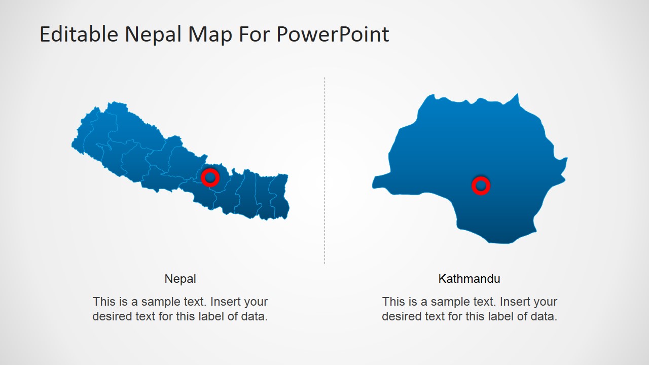 Nepal PowerPoint Map - SlideModel