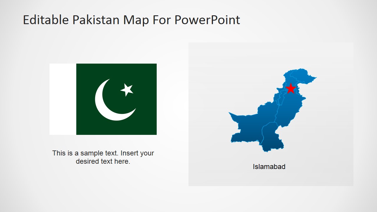 Pakistan PowerPoint Map - SlideModel