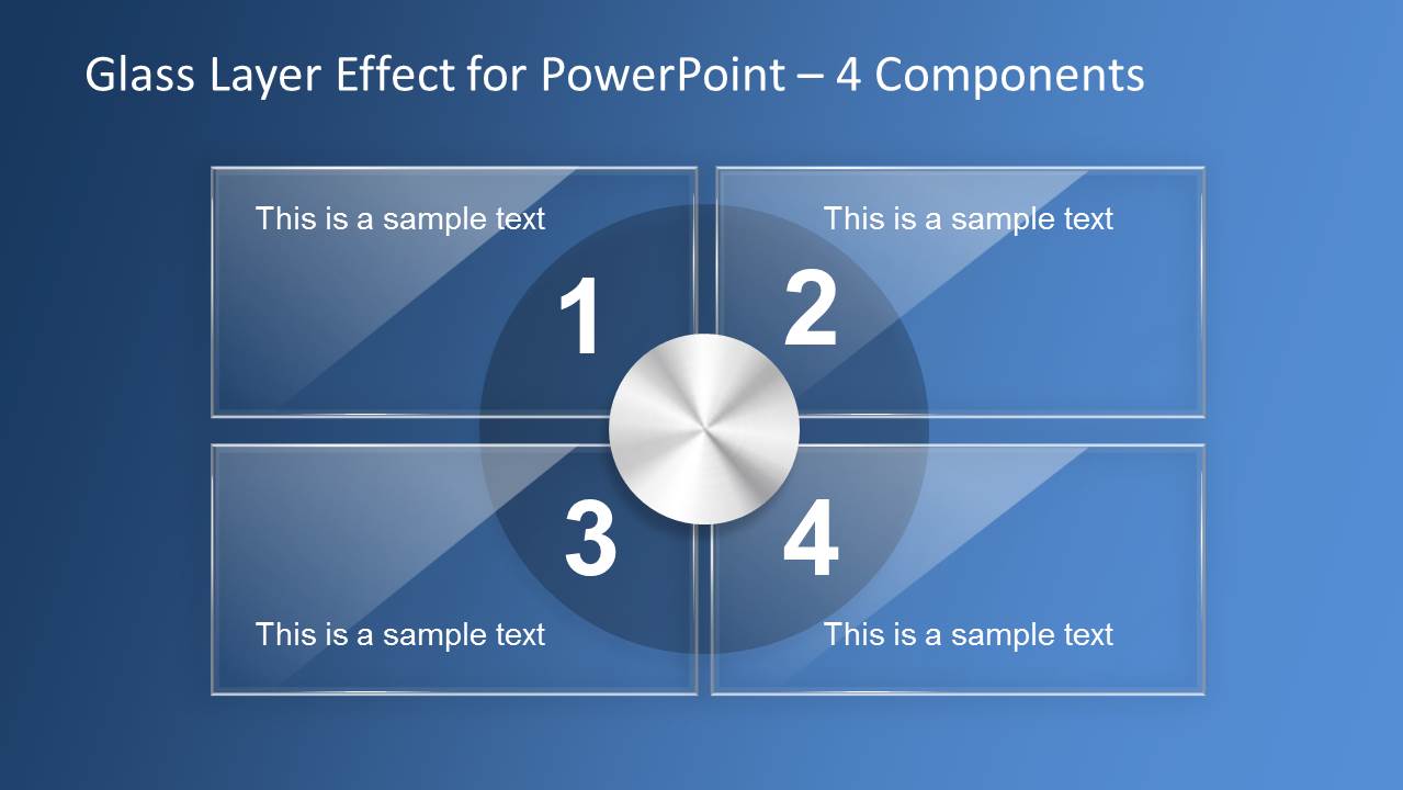 Glass Layer Effect PowerPoint Template - SlideModel Glass Layer Effect PowerPoint Template - SlideModel
