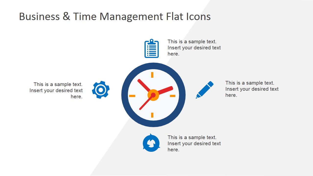 Business & Time Management PowerPoint Flat Icons - SlideModel